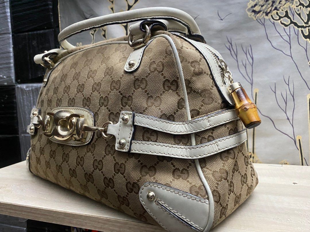 ‼️SALE‼️VINTAGE GUCCI Wave Boston Bag, Women's Fashion, Bags & Wallets ...