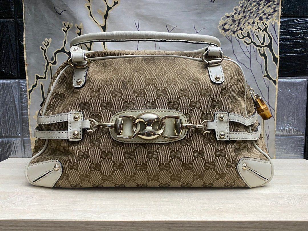 ‼️SALE‼️VINTAGE GUCCI Wave Boston Bag, Women's Fashion, Bags & Wallets ...