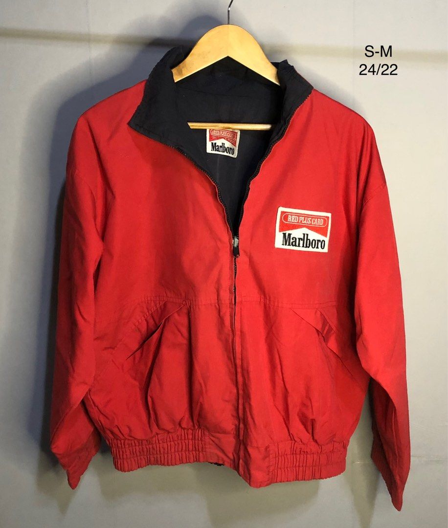 VINTAGE MARLBORO JACKET / REVERSIBLE, Men's Fashion, Coats, Jackets and ...