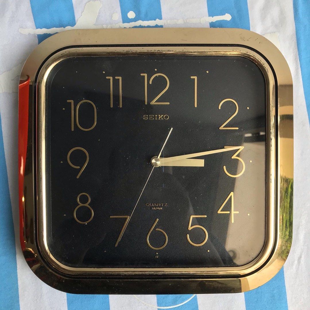 Vintage Space Age Goldie Wall Clock SEIKO Japanese Vintage watch ...