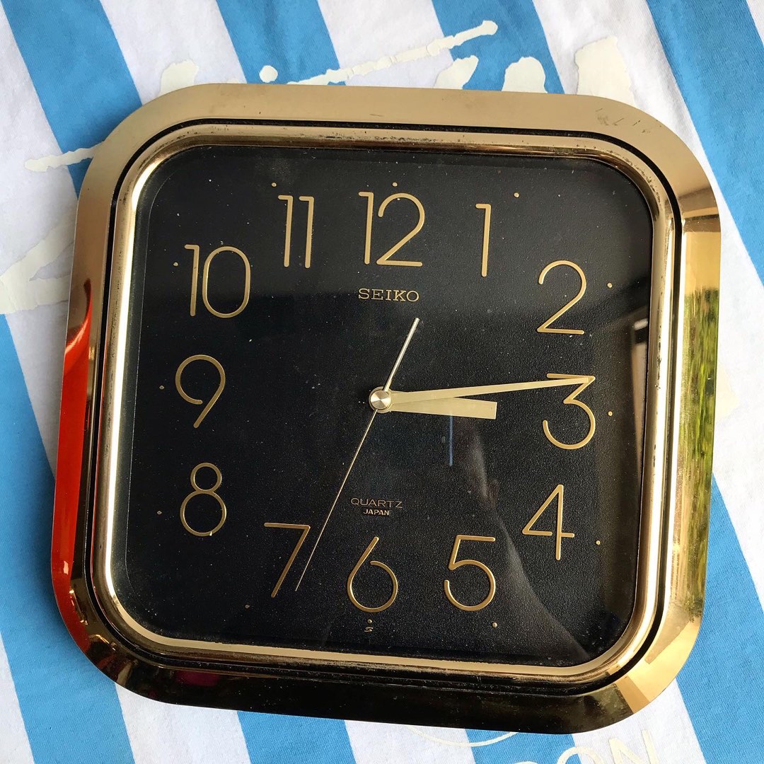 Vintage Space Age Goldie Wall Clock SEIKO Japanese Vintage watch ...