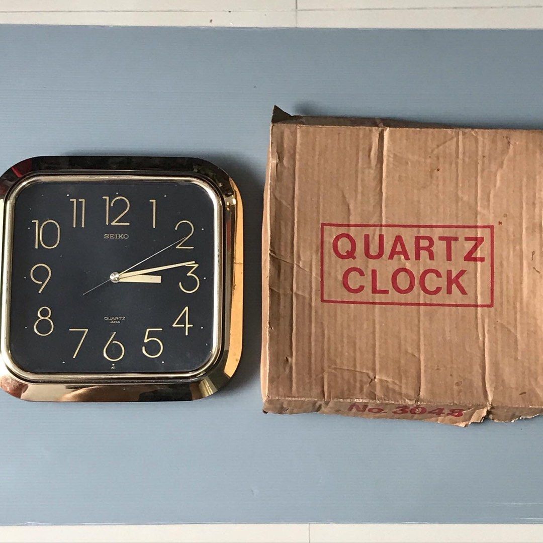 Vintage Space Age Goldie Wall Clock SEIKO Japanese Vintage watch ...