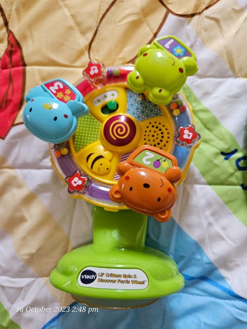 Vtech lil critter spin and discover ferries wheel, Babies & Kids ...