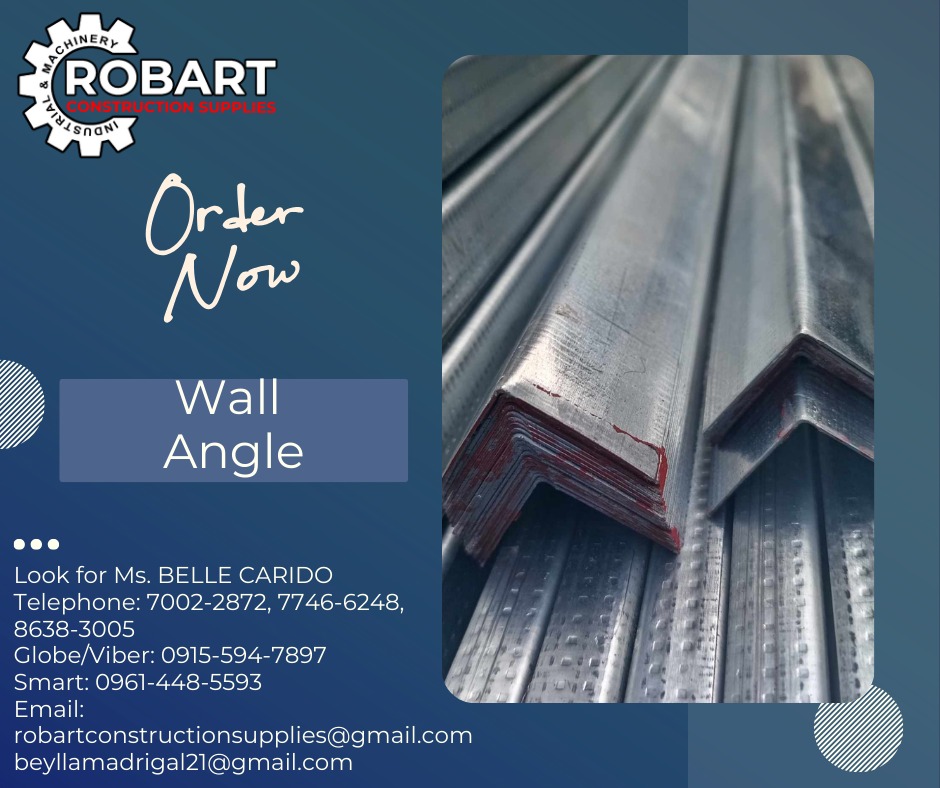 Wall Angle, Commercial & Industrial, Construction Tools & Equipment on ...