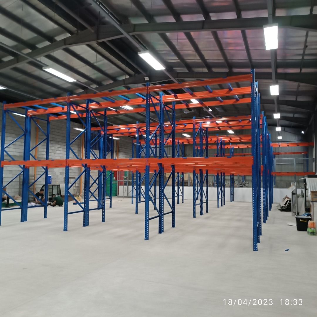 Warehouse Pallet Rack Type Adjustable Beam Layer Heavy Duty, Furniture ...