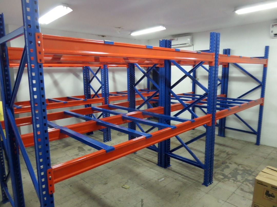 Warehouse Pallet Rack Type Adjustable Beam Layer Heavy Duty, Furniture ...