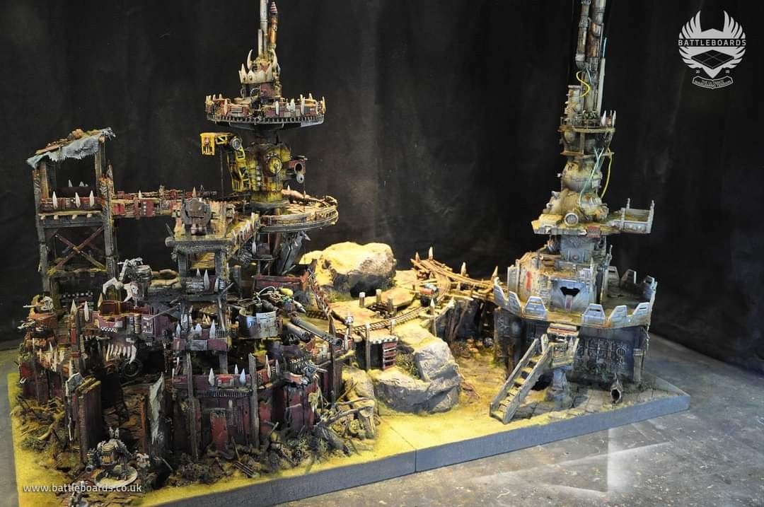 Warhammer Orc Terrain Board, Hobbies & Toys, Toys & Games on Carousell