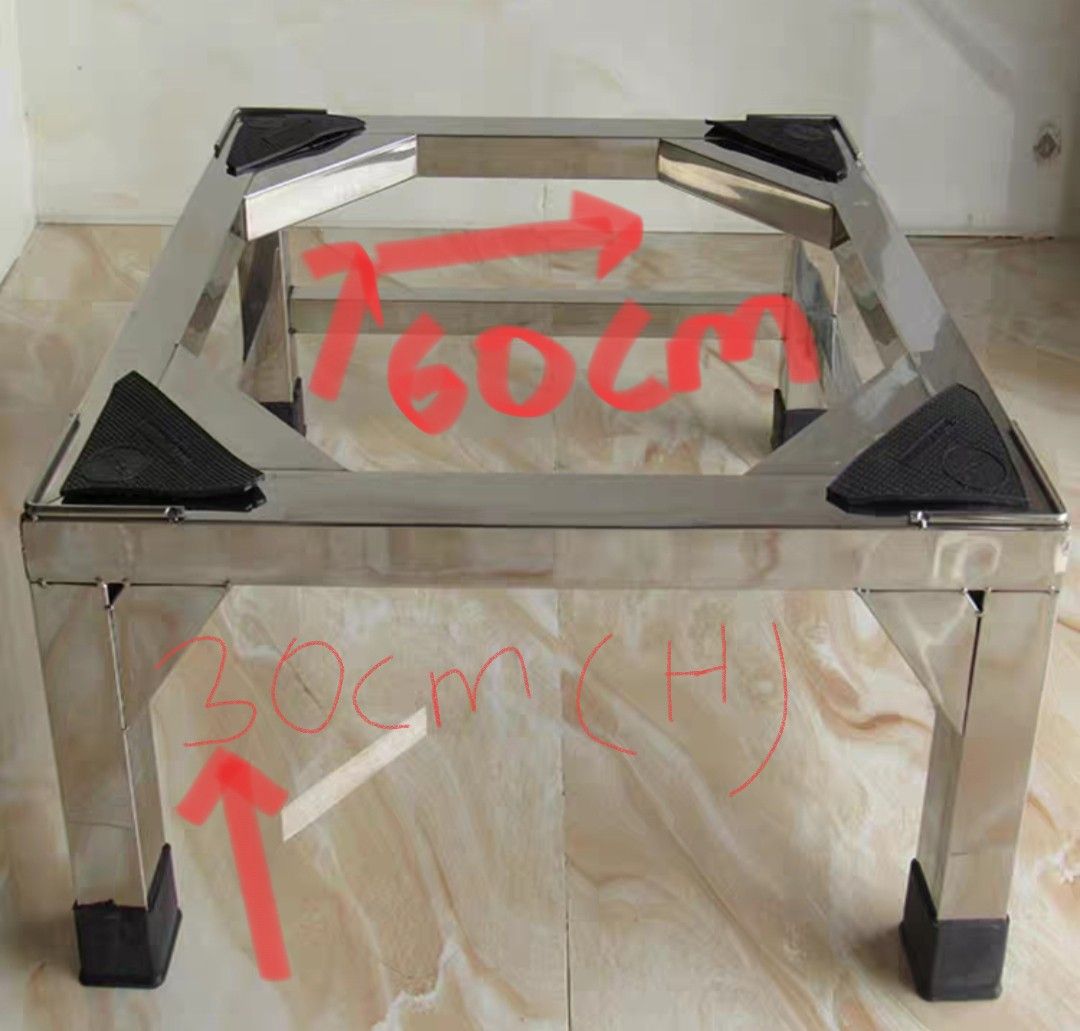 Washing Machine Base Bracket (SS304), Furniture & Home Living ...