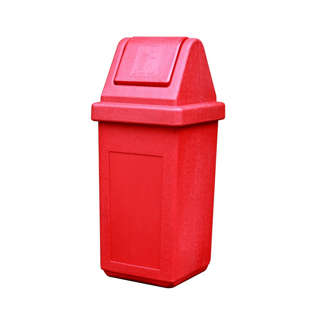 Trash Bin Type Waste Master Trash Bin 28L Color Red, Furniture & Home ...