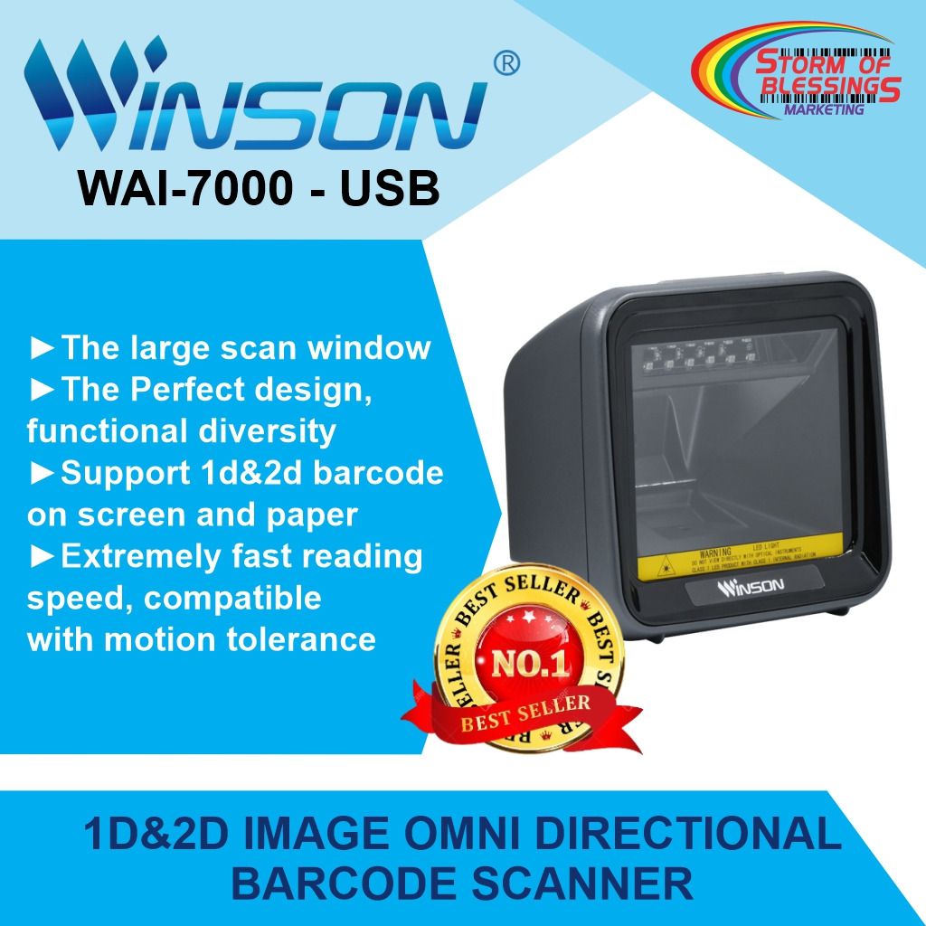 Winson Barcode Reader, Computers & Tech, Printers, Scanners & Copiers on Carousell