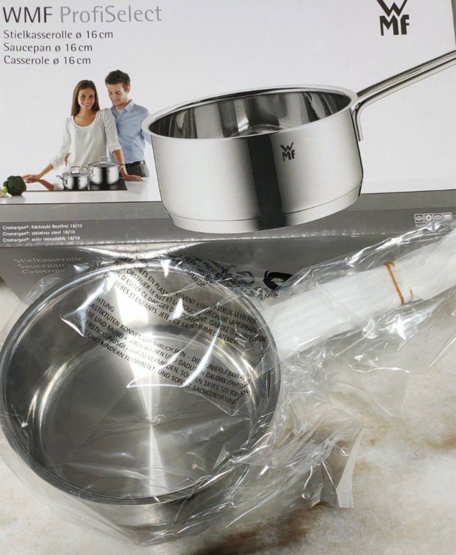 WMF stainless sauce pan, Furniture & Home Living, Kitchenware ...