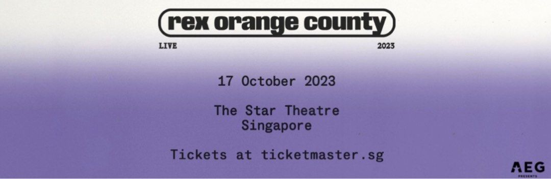 X1 Cat 2 Rex Orange County ticket, Tickets & Vouchers, Event Tickets on ...