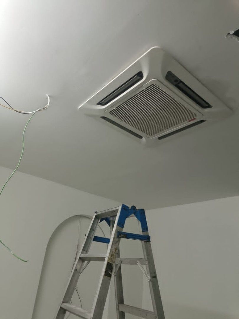 York Acson Daikin Aircond Ceiling CASSETTE EXPOSED 2HP 2.5hp 3hp 4hp 5hp _FREE INSTALLATION MON ...