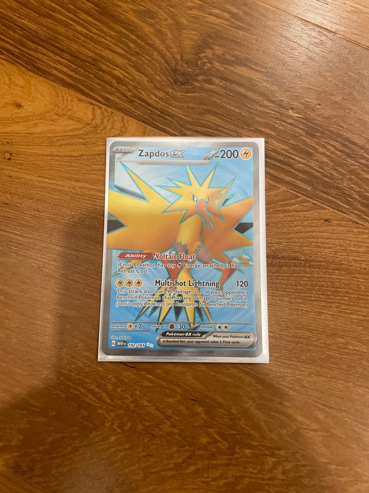 Zaptos Ex 151 192/165, Hobbies & Toys, Toys & Games on Carousell