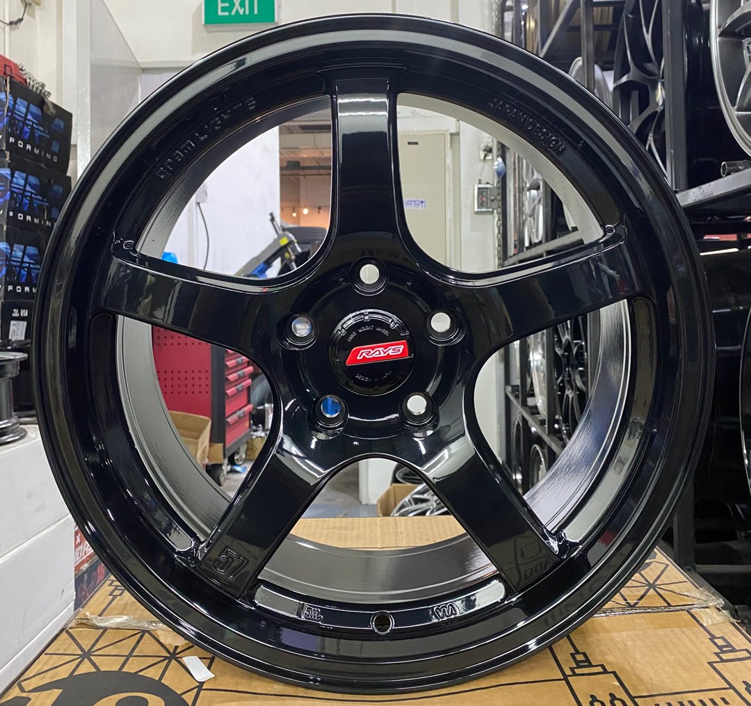 17" Rays Design Flow From Sport Rim 5x114.3, Car Accessories, Tyres ...