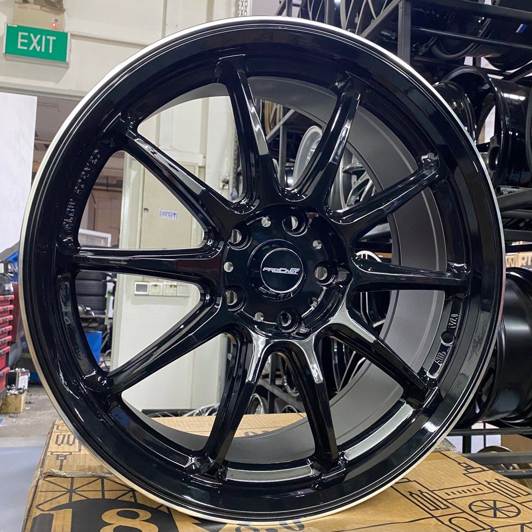 18” Advanti Design Flow From Sport Rim 5x114.3, Car Accessories, Tyres ...