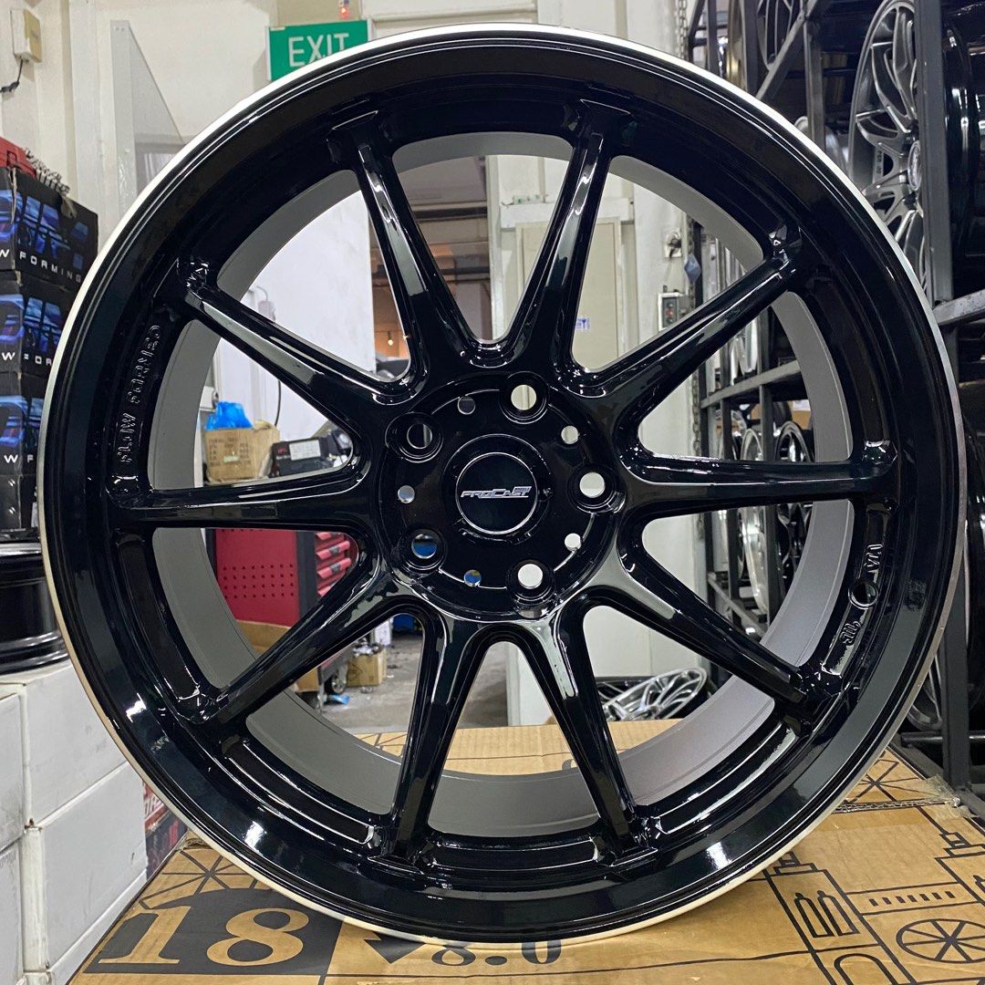 18” Advanti Design Flow From Sport Rim 5x114.3, Car Accessories, Tyres ...