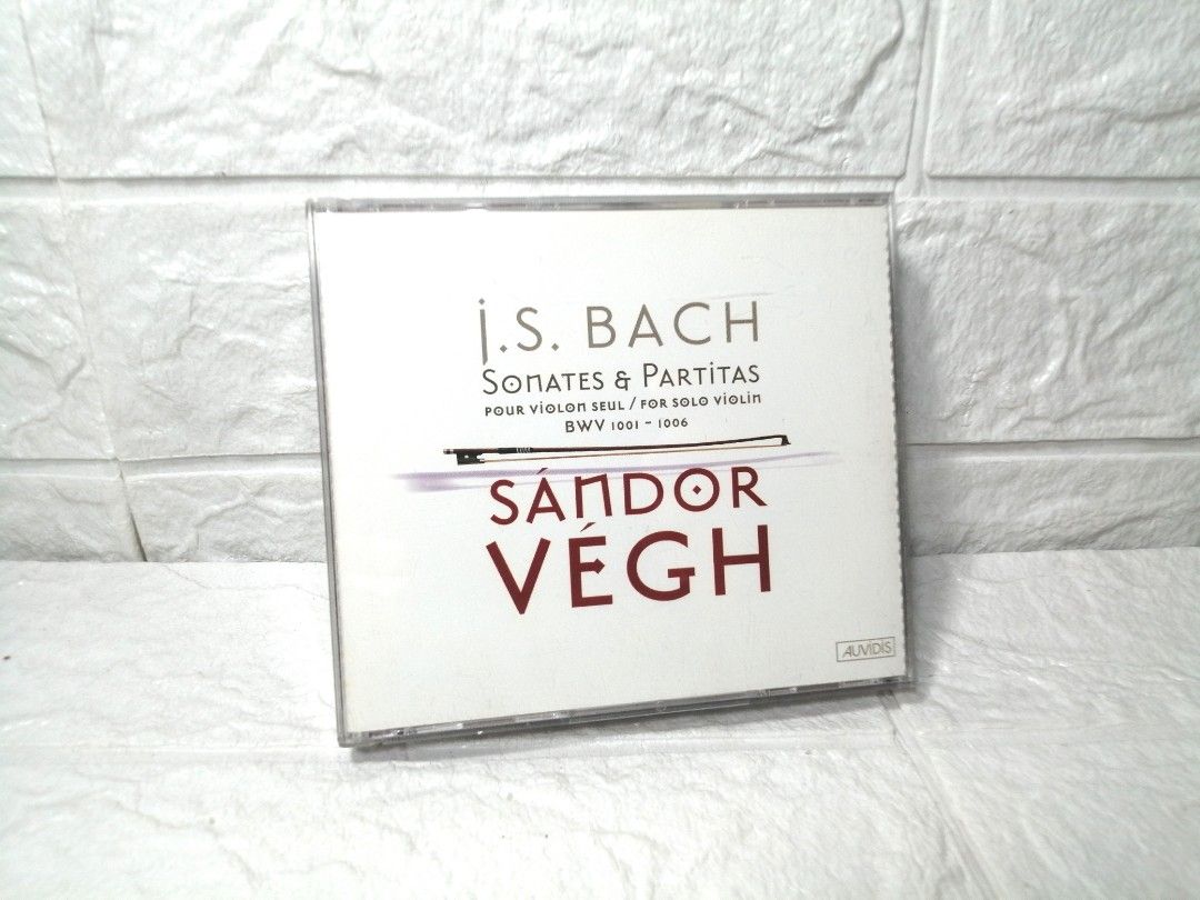 1999 J. S. BACH Sonates et Partitas by SANDOR VEGH Violin Music Audio ...