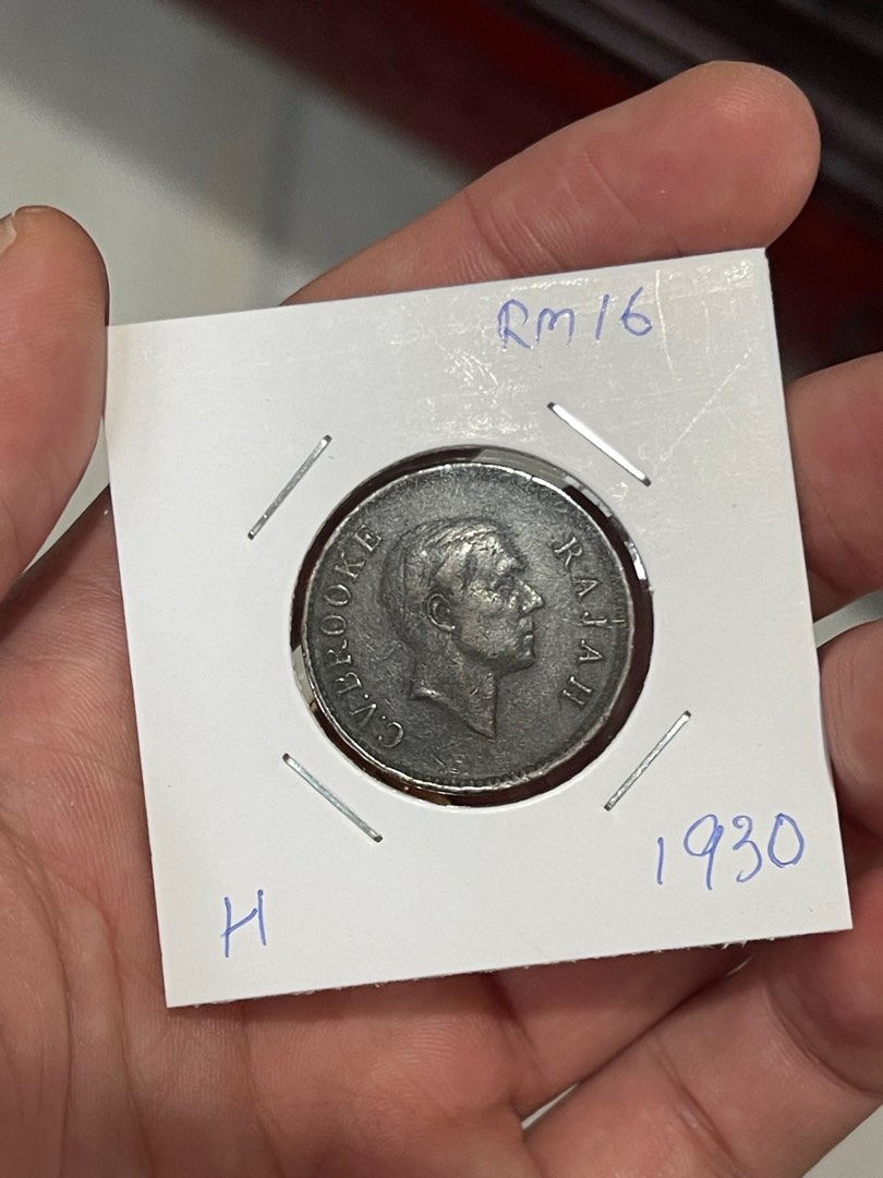 1cent 1930 Sarawak bronze coin, Hobbies & Toys, Collectibles & Memorabilia, Currency on Carousell