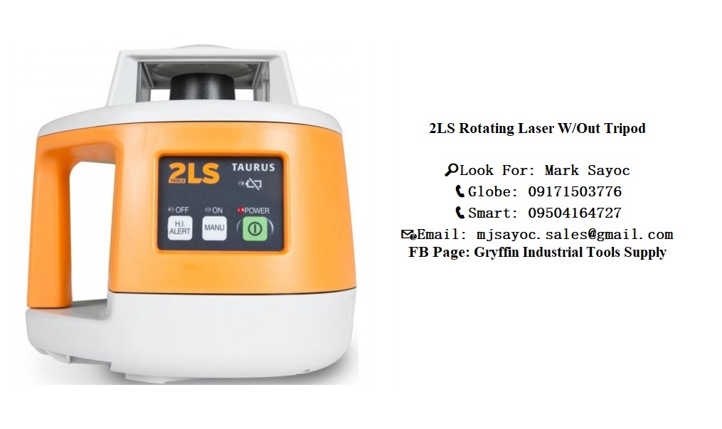 2LS Rotating Laser W/Out Tripod, Commercial & Industrial, Industrial Equipment on Carousell