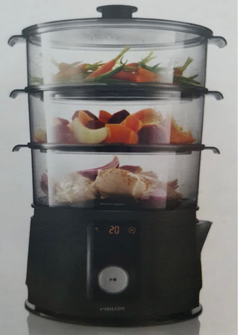 Brand New In Box 3-Tier Steamer (Philips HD9150), Furniture & Home ...