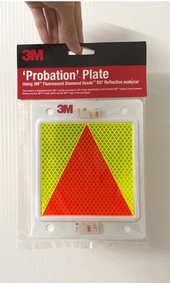 3m probation driving plate, Car Accessories, Car Plates on Carousell