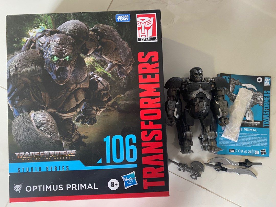 已開 變形金剛 Transformers Studio Series 106 Optimus Primal SS106, 興趣及遊戲, 玩具 ...