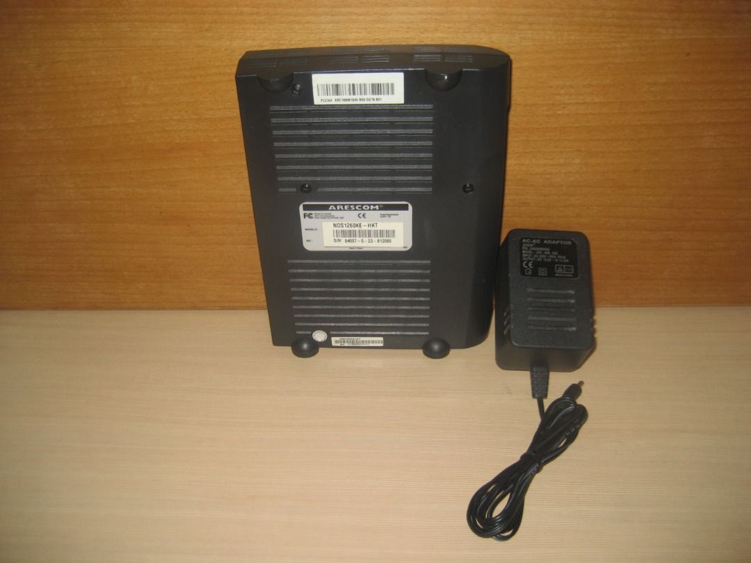 🌟🌟🌟 罕有💯%原裝【ARESCOM NetDSL 1200 】DSL Modem Router 連【原装】AC 13.5V 火牛 適合 還機 ...