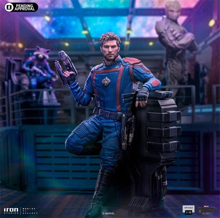 [預訂] Iron Studios 1/10 Star Lord Guardians of the Galaxy 3 星爵 銀河守護隊 雕像 ...
