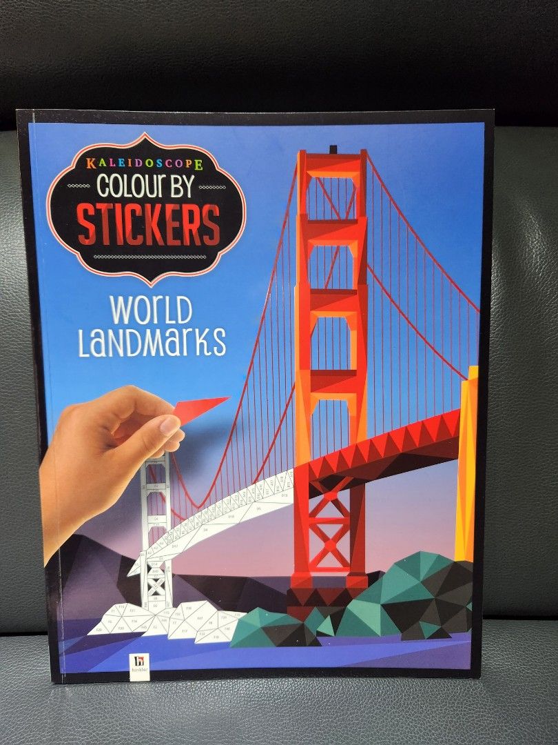 Kaleidoscope Sticker Mosaics: World Landmarks activity book, Hobbies ...
