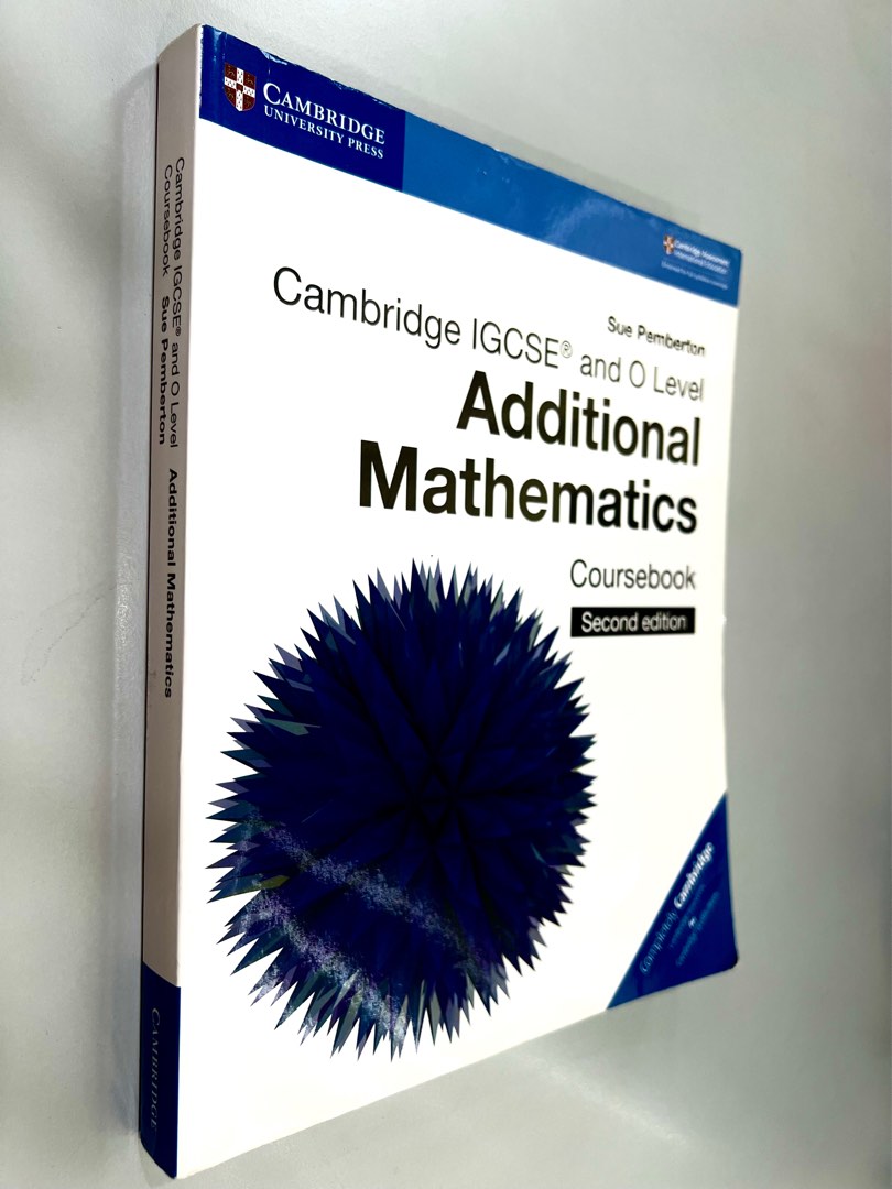 Additional Mathematics Coursebook Second Edition Hobbies And Toys Books And Magazines Textbooks