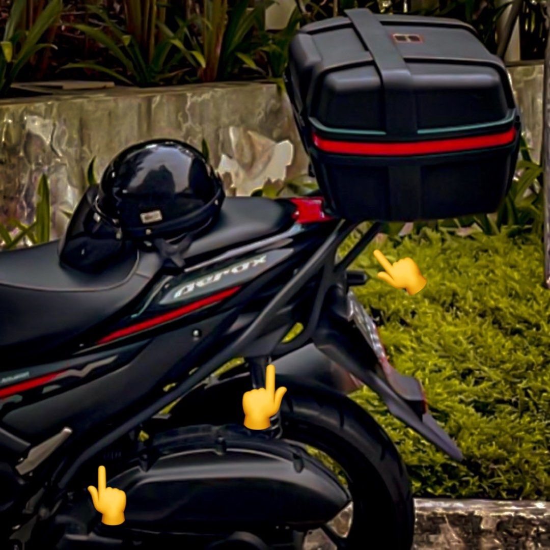 Rack & Baseplate Aerox V2, Motorcycles, Motorcycle Accessories on Carousell