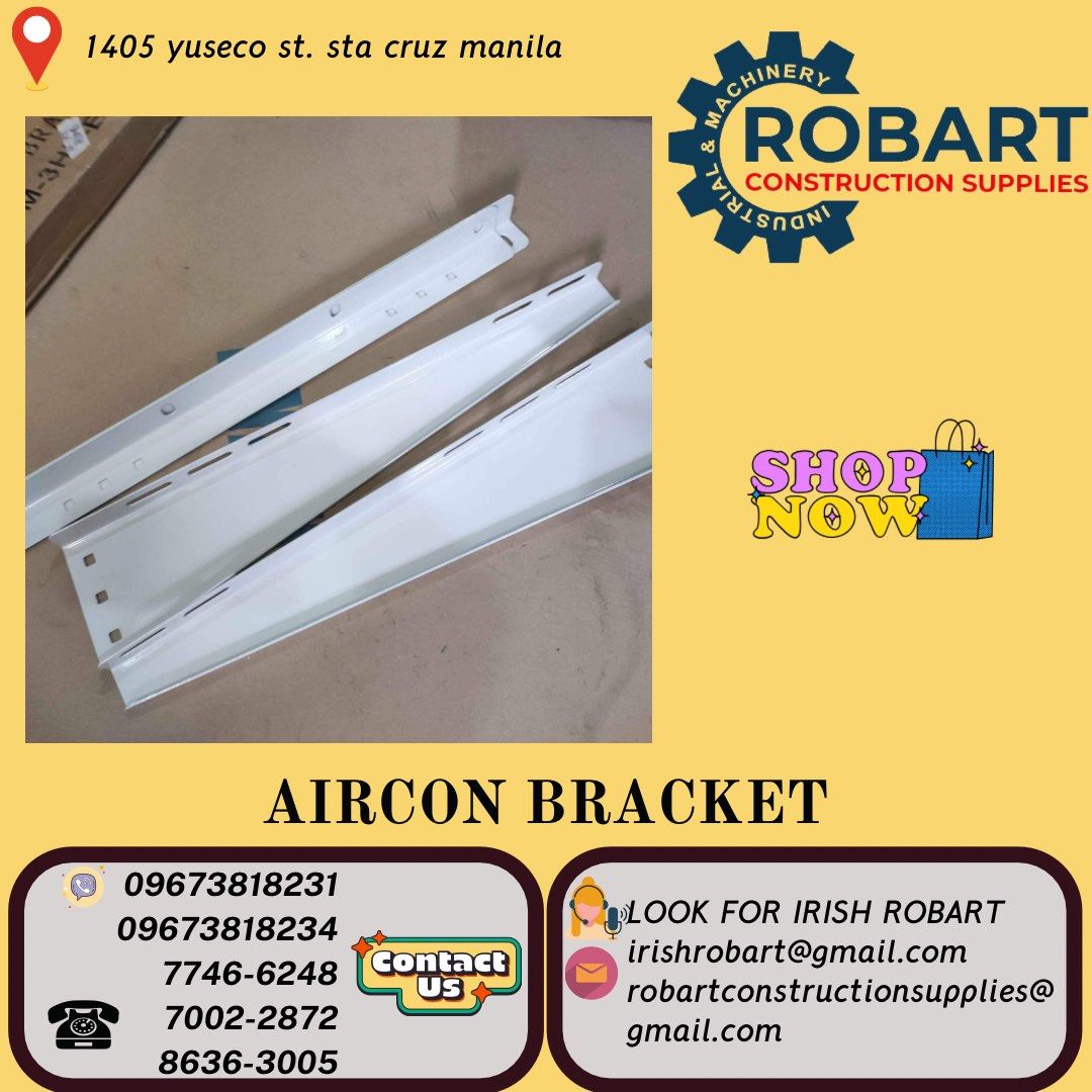 aircon bracket, Commercial & Industrial, Construction Tools & Equipment ...