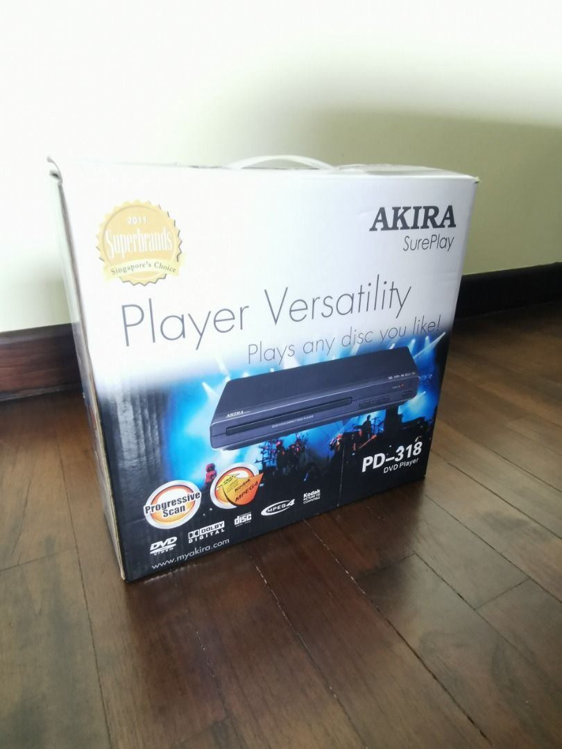 AKIRA DVD CD Player Versatility PD-318, TV & Home Appliances, TV ...