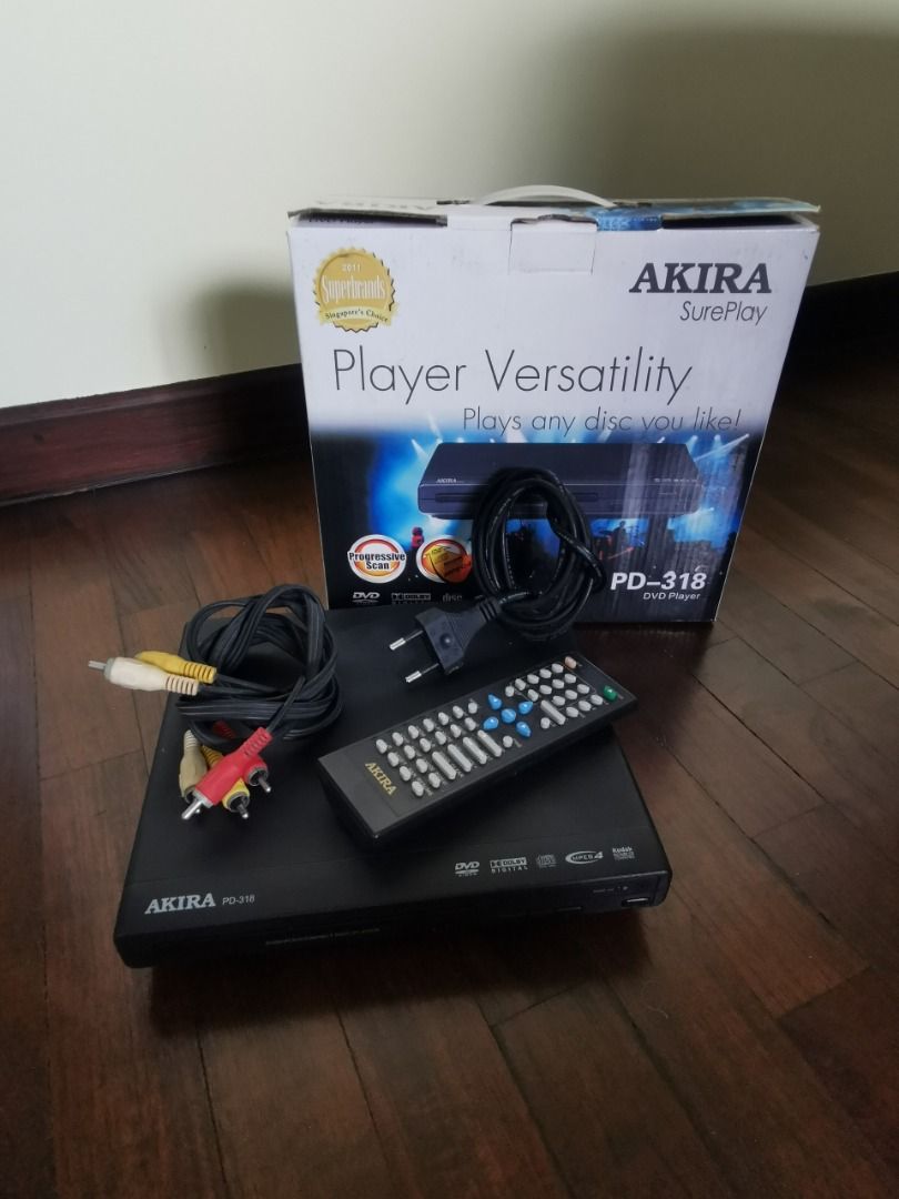 AKIRA DVD CD Player Versatility PD-318, TV & Home Appliances, TV ...