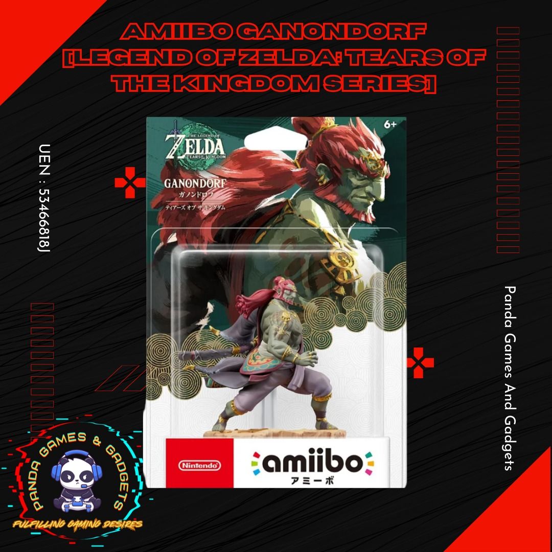 Amiibo Ganondorf Amiibo Zelda [Legend of Zelda: Tears of the Kingdom ...