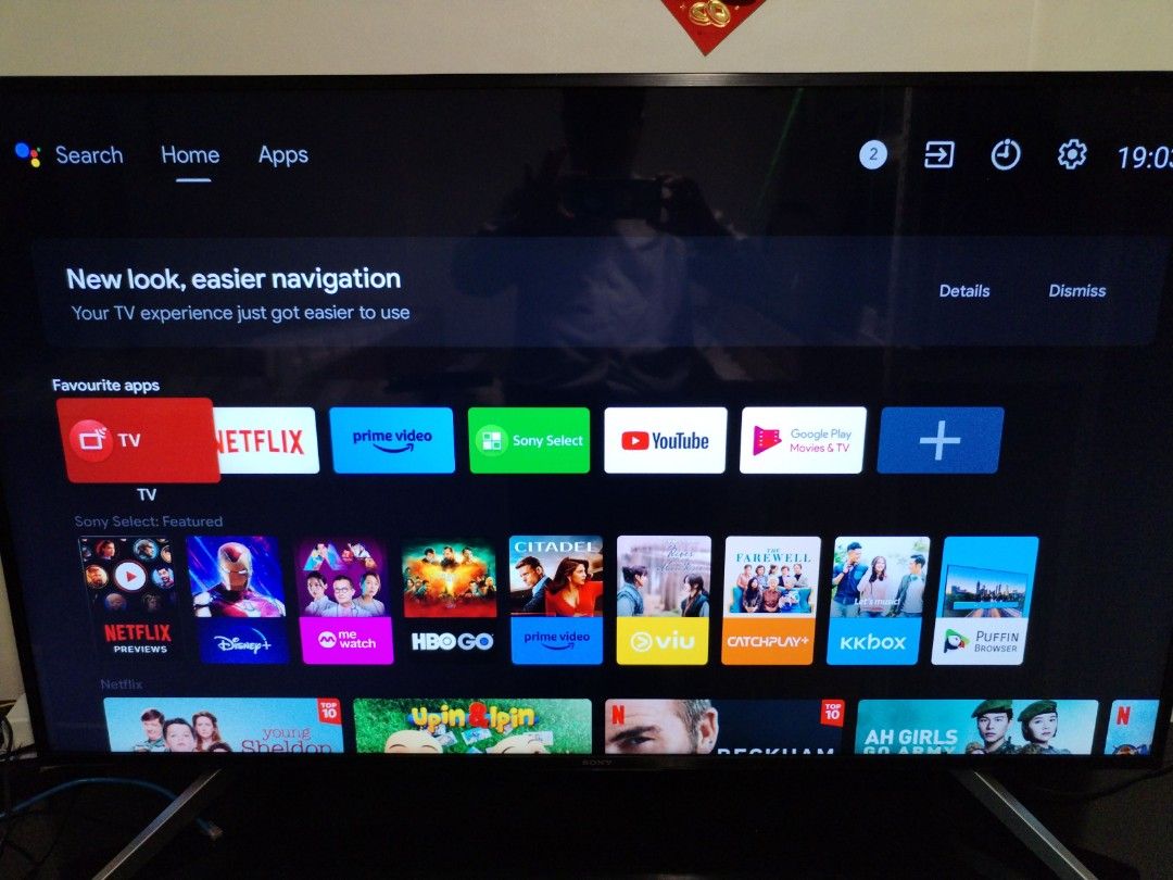 Android TV 55 inch Sony 4K, TV & Home Appliances, TV & Entertainment ...