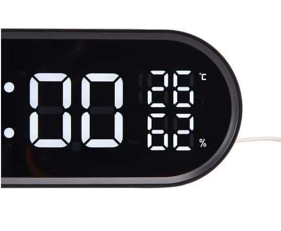 Anko Wooden Digital Clock Alarm, Furniture & Home Living, Home Decor ...