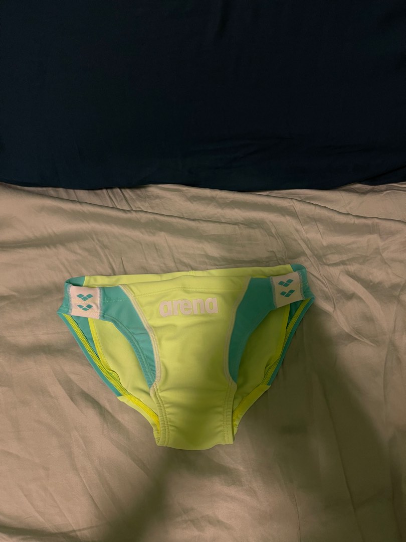 ARENA - Neon Green/Blue Speedos, Men's Fashion, Bottoms, Swim Trunks ...