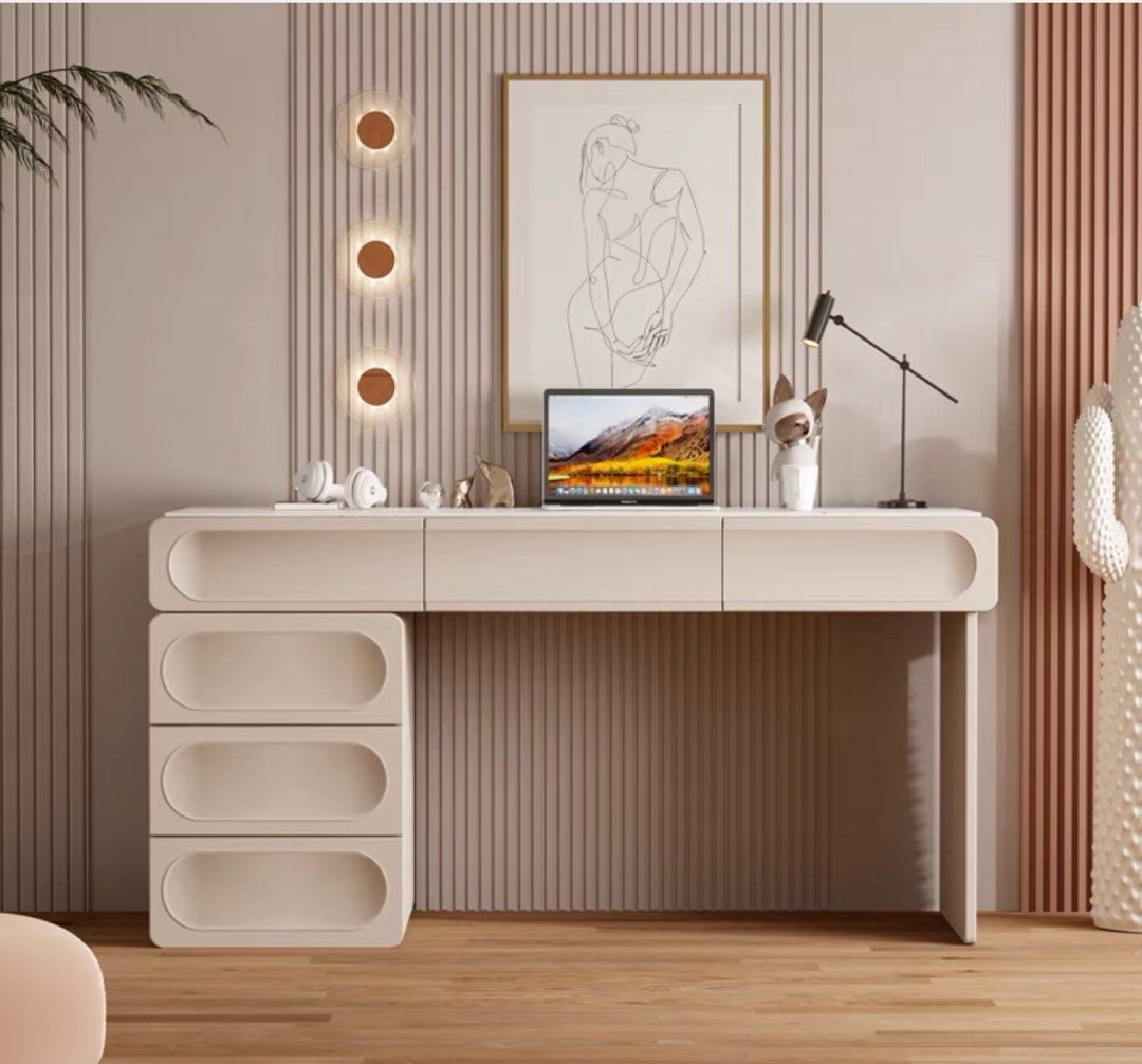 ARKS Modern Sintered Stone Study Table, Furniture & Home Living ...