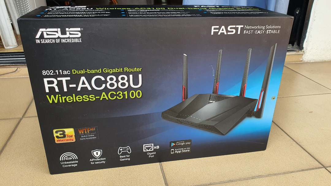 ASUS RT-88U, Computers & Tech, Parts & Accessories, Networking on Carousell