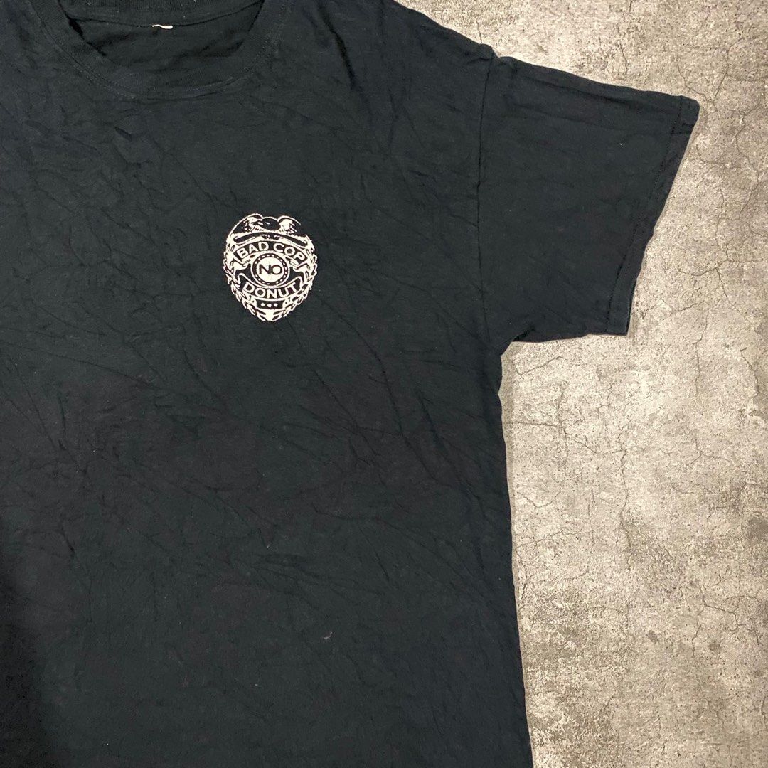 Bad cop no donut Statement T-shirt, Men's Fashion, Tops & Sets, Tshirts ...
