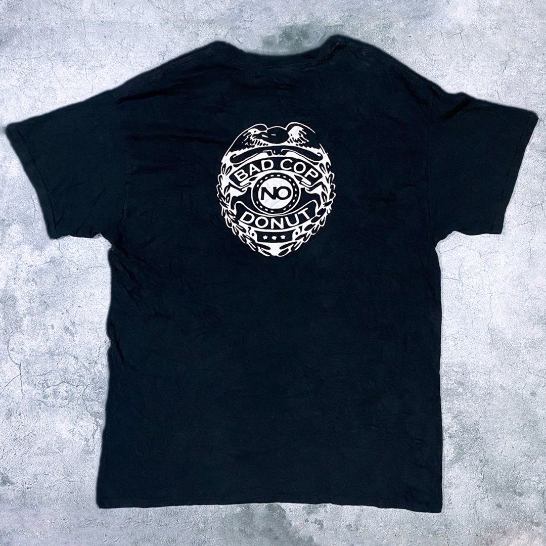 Bad cop no donut Statement T-shirt, Men's Fashion, Tops & Sets, Tshirts ...