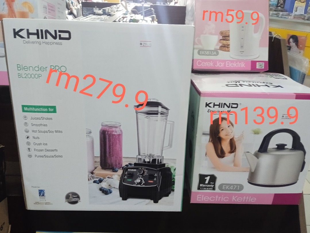 Barang electric jenama khind dijual, TV & Home Appliances, Kitchen ...