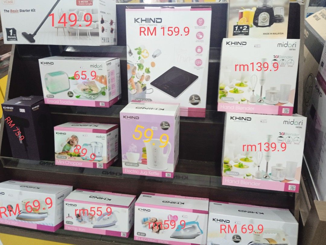 Barang electric jenama khind dijual, TV & Home Appliances, Kitchen ...