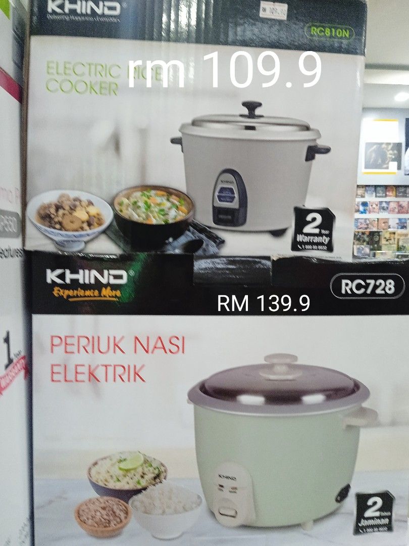 Barang electric jenama khind dijual, TV & Home Appliances, Kitchen ...