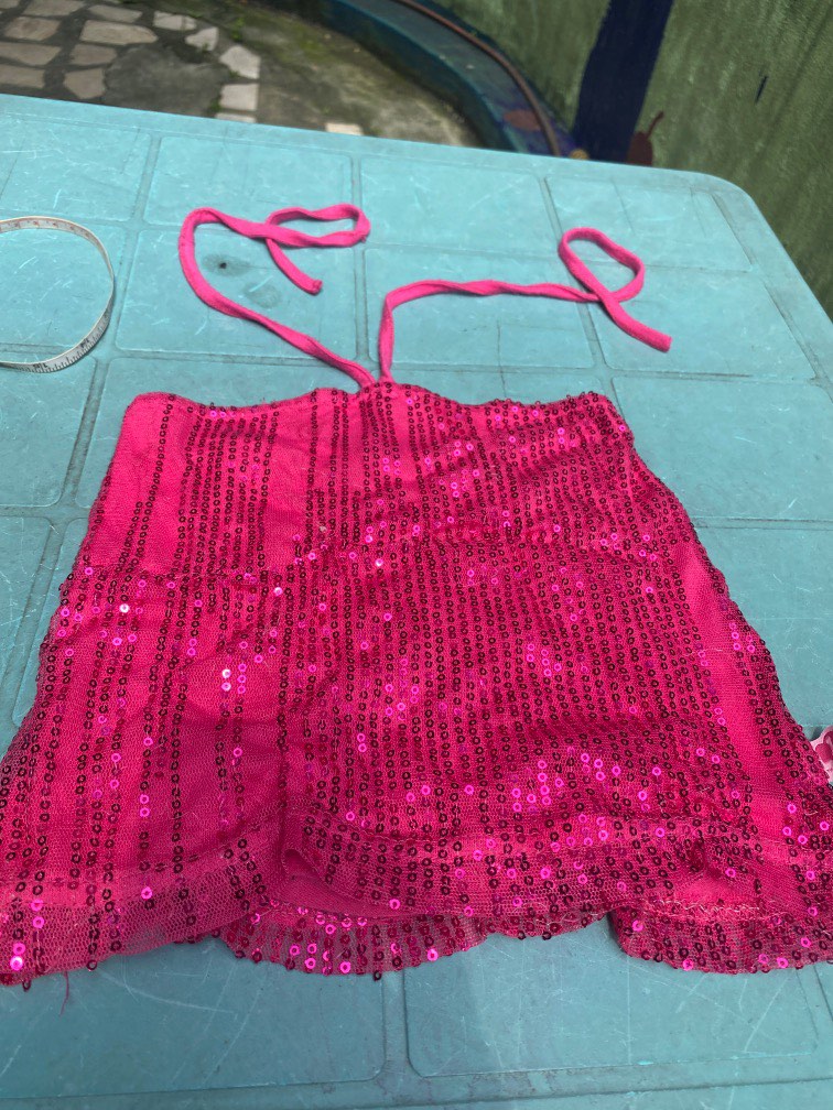 Barbie sequinned top 11x 10 inches tube wd strap, Babies & Kids, Babies ...