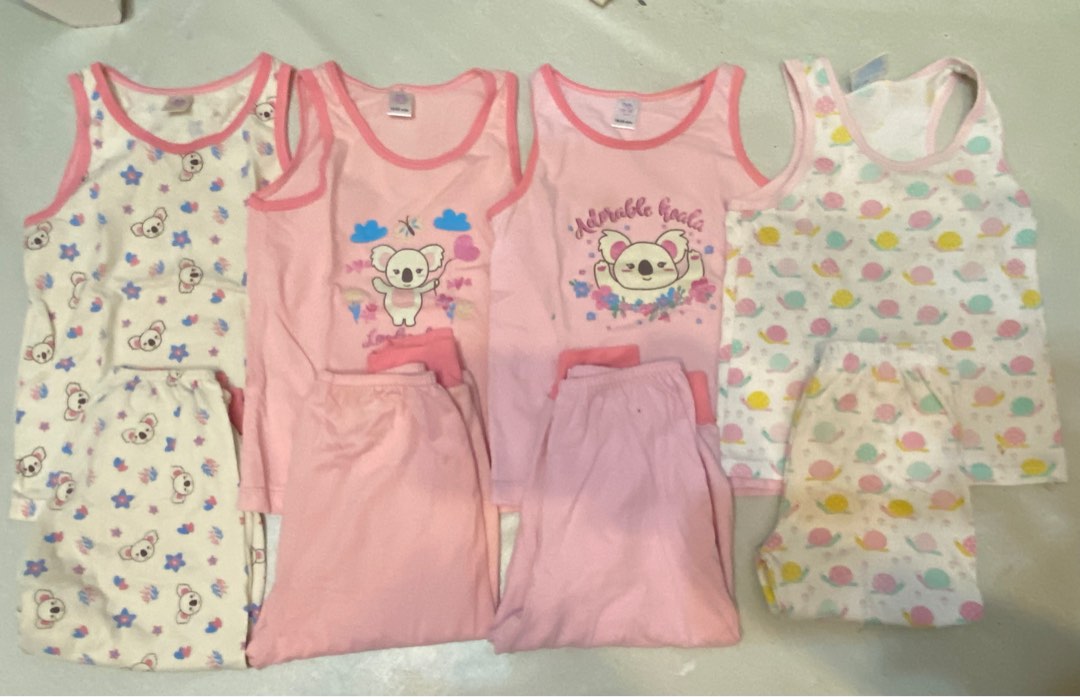 Bebe by Soen 4 Pairs Pajama, Babies & Kids, Babies & Kids Fashion on ...