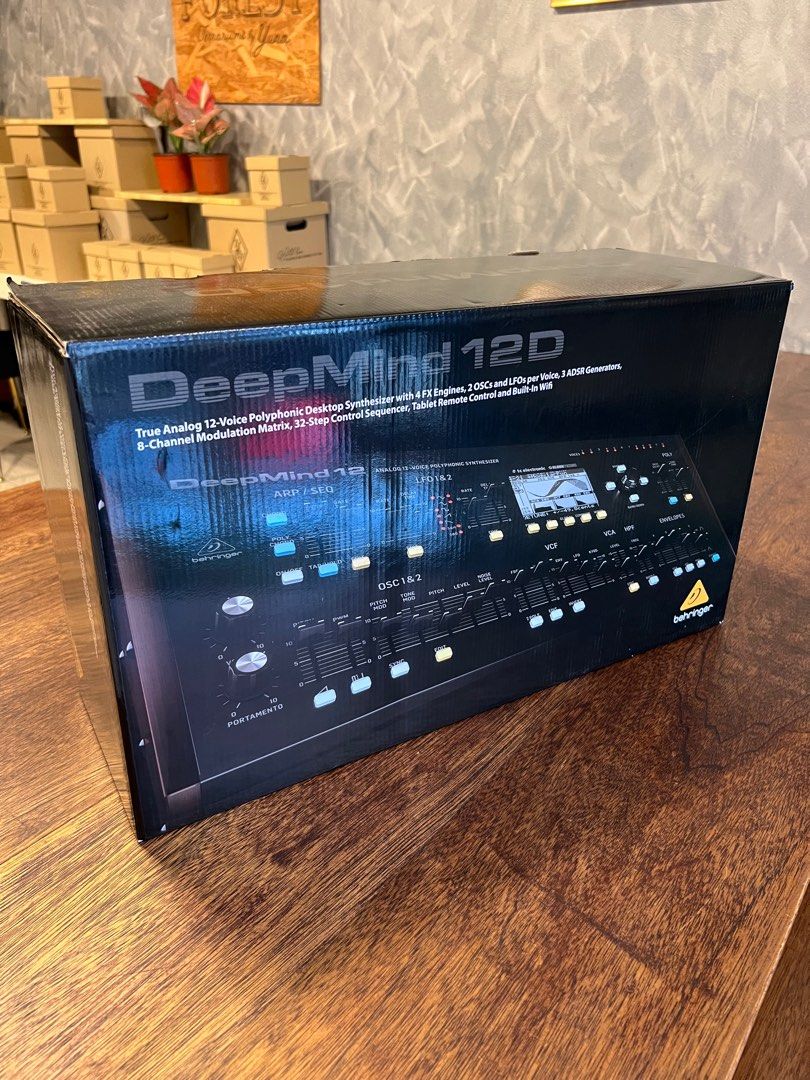 Behringer DeepMind 12D 12-voice Analog Desktop Synthesizer, Hobbies ...
