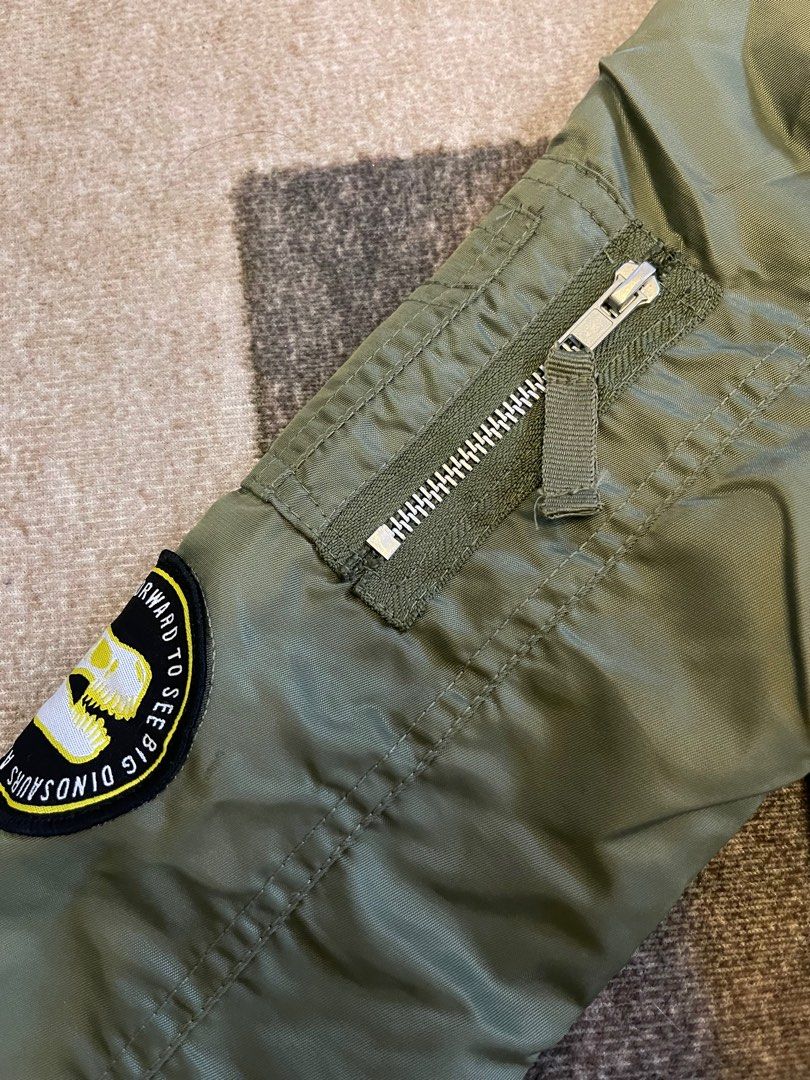 BGS Army green Bomber Jacket, Babies & Kids, Babies & Kids Fashion on ...